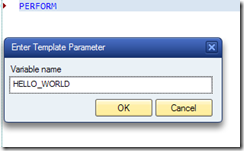 SAP Information: Adding new template in the ABAP editor